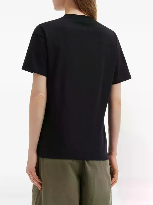 FINGERCROXX Embroidered T-shirt - Black