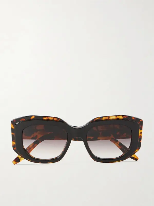 Barton Perreira Crescendo Square-frame Sunglasses - Tortoiseshell