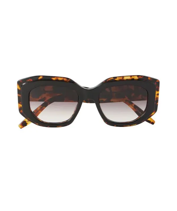 Barton Perreira Crescendo Square-frame Sunglasses - Tortoiseshell