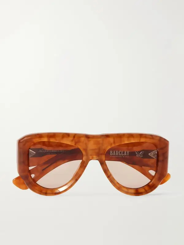 JACQUES MARIE MAGE Barclay D-frame Sunglasses - Tortoiseshell