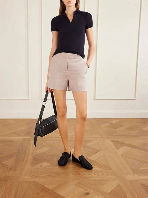 Max Mara Aerosi Silk Shorts