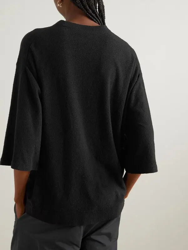 Tibi Sable Cotton-blend Jersey T-shirt