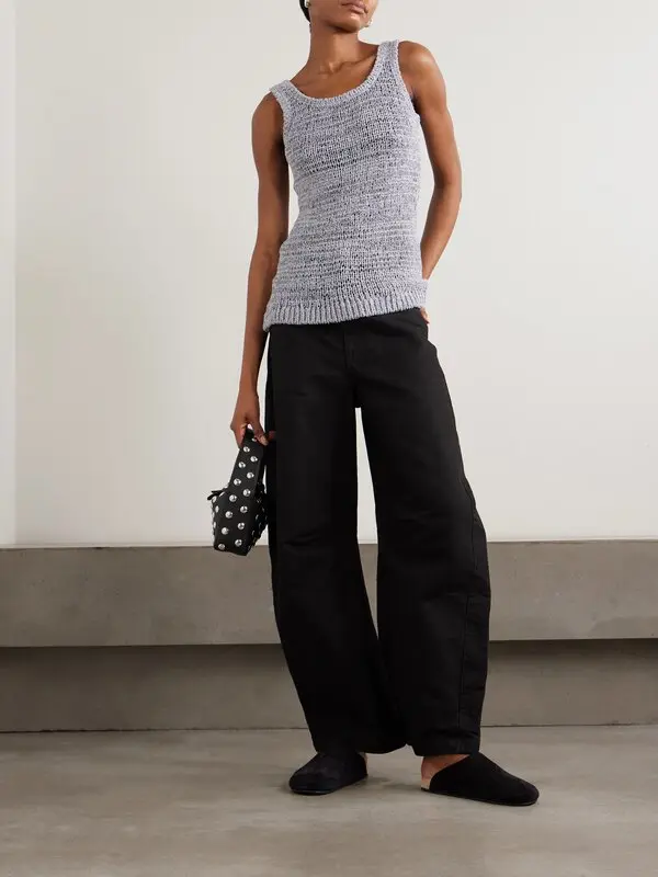 LIBEROWE Open-knit Tank