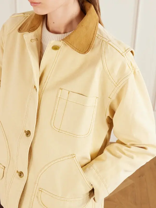 DÔEN Pascual Cotton-canvas Jacket - Neutrals