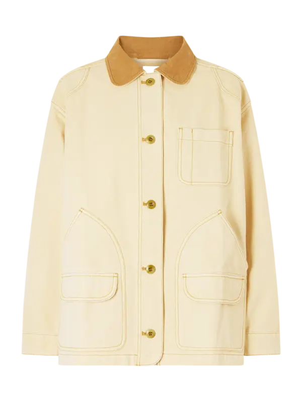 DÔEN Pascual Cotton-canvas Jacket - Neutrals