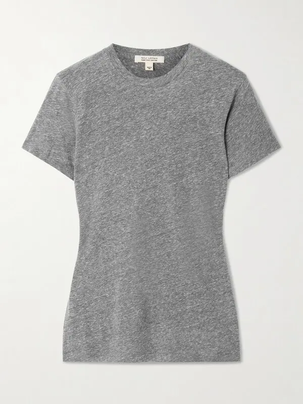 NILI LOTAN Lana Jersey T-shirt - Gray