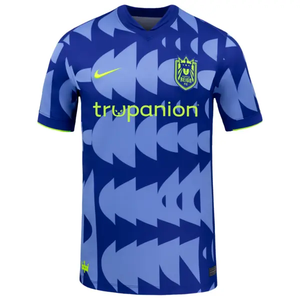 Nike Seattle Reign Fc Stadium Away Dri-fit Nwsl Replica Jersey - Blue