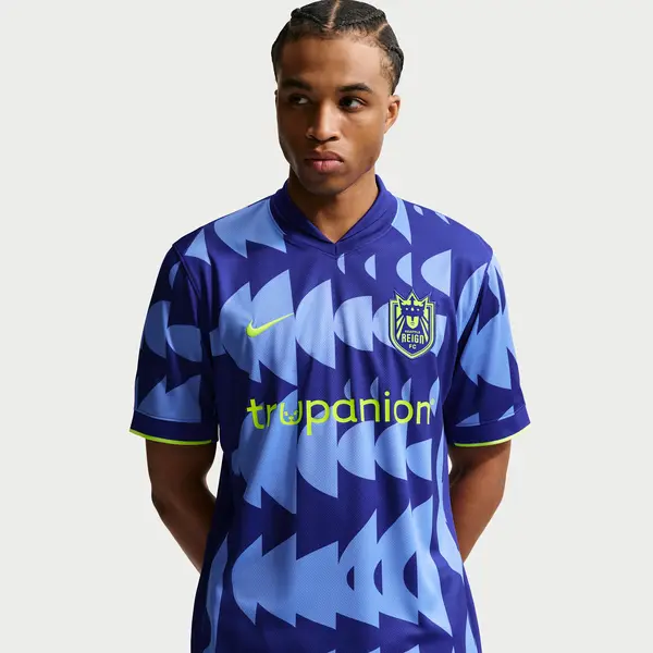 Nike Seattle Reign Fc Stadium Away Dri-fit Nwsl Replica Jersey - Blue