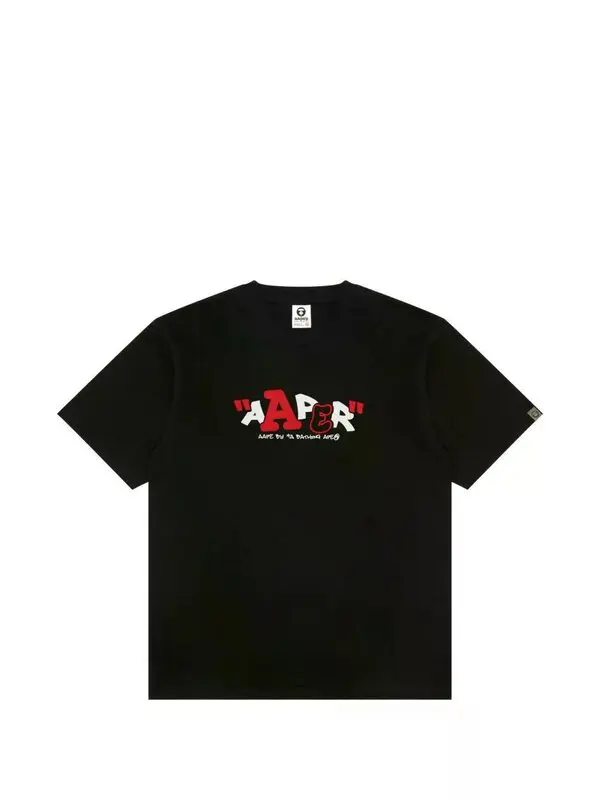 AAPE BY *A BATHING APE Graphic T-shirt - Black