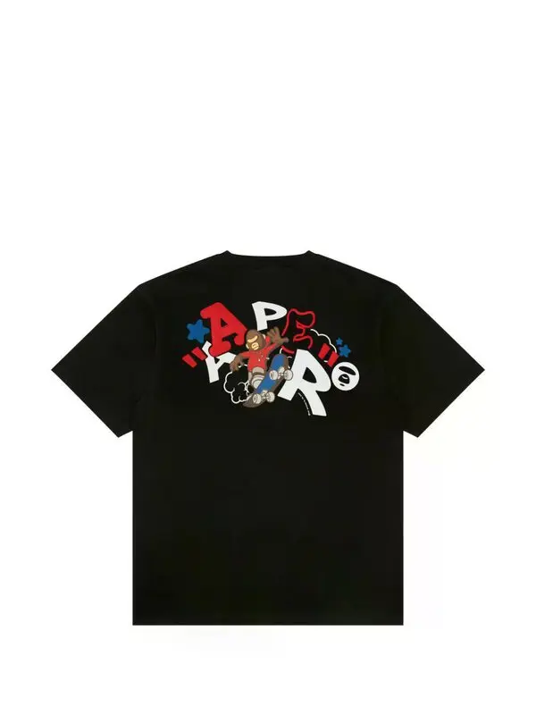 AAPE BY *A BATHING APE Graphic T-shirt - Black
