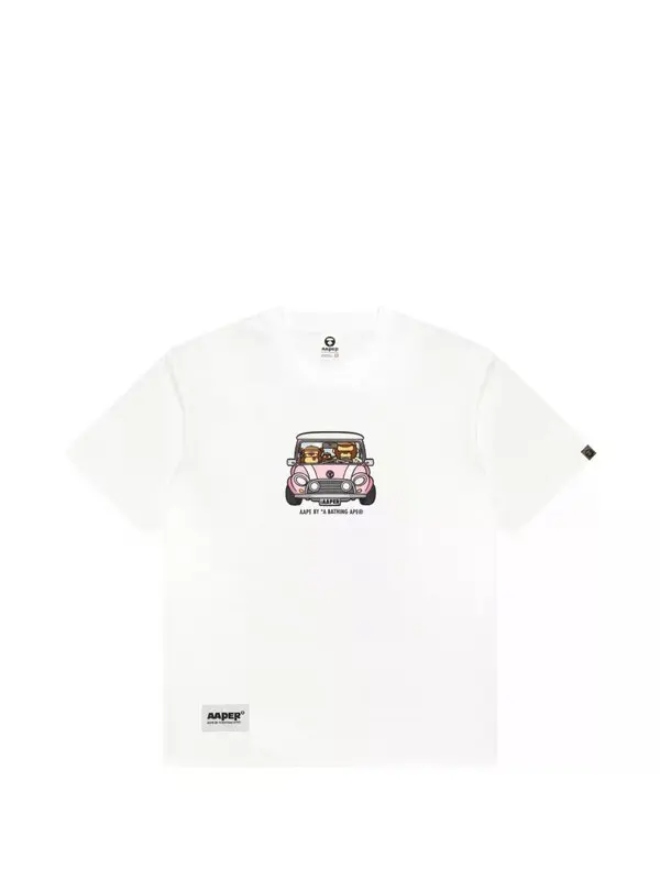 AAPE BY *A BATHING APE Print T-shirt - White