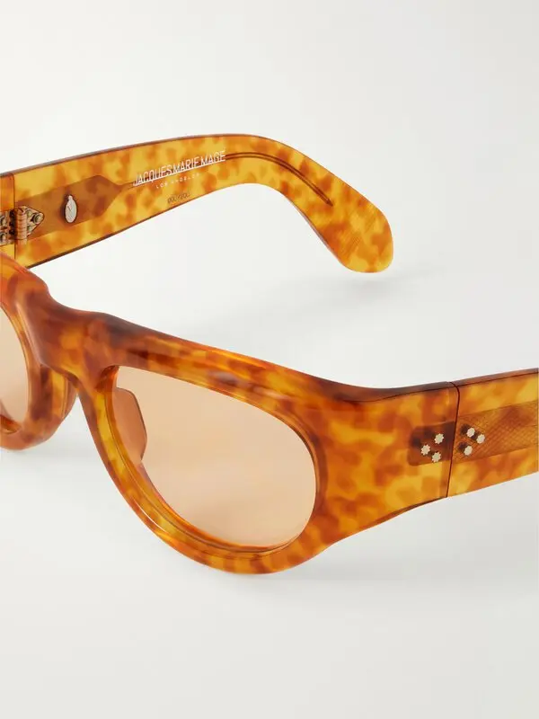 JACQUES MARIE MAGE D-frame Tortoiseshell Sunglasses