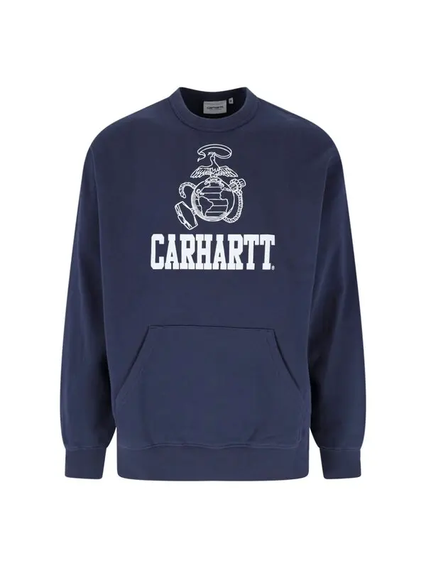 Carhartt Work In Progress Pond Corps Sweatshirt - Blue