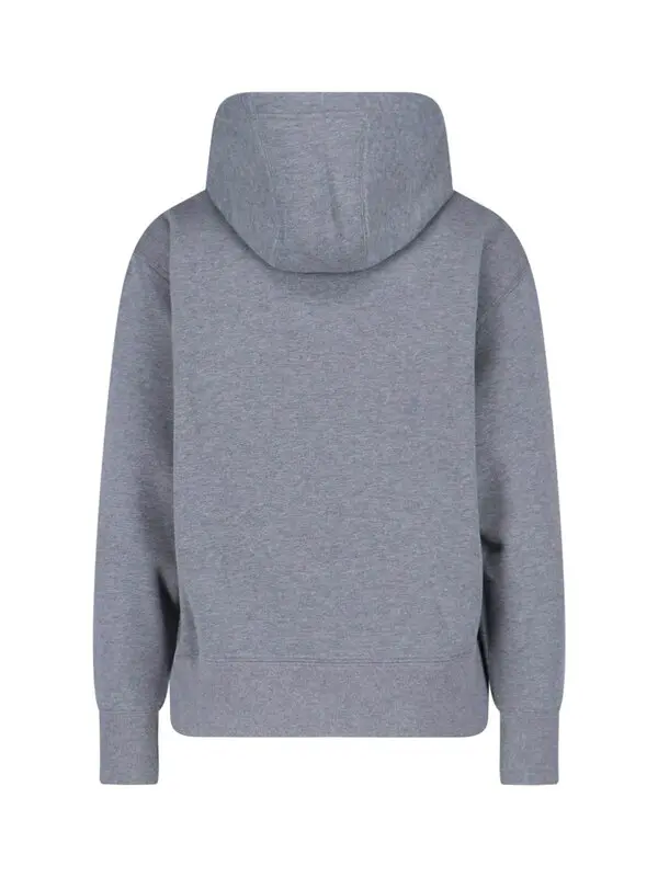 Loro Piana Banyan" Hooded Sweatshirt - Gray