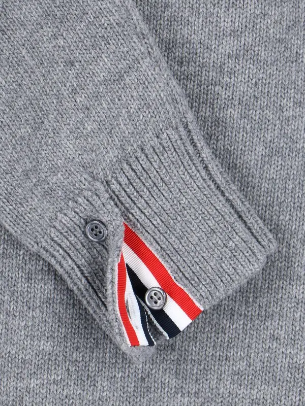 Thom Browne 4-bar Zip Sweater