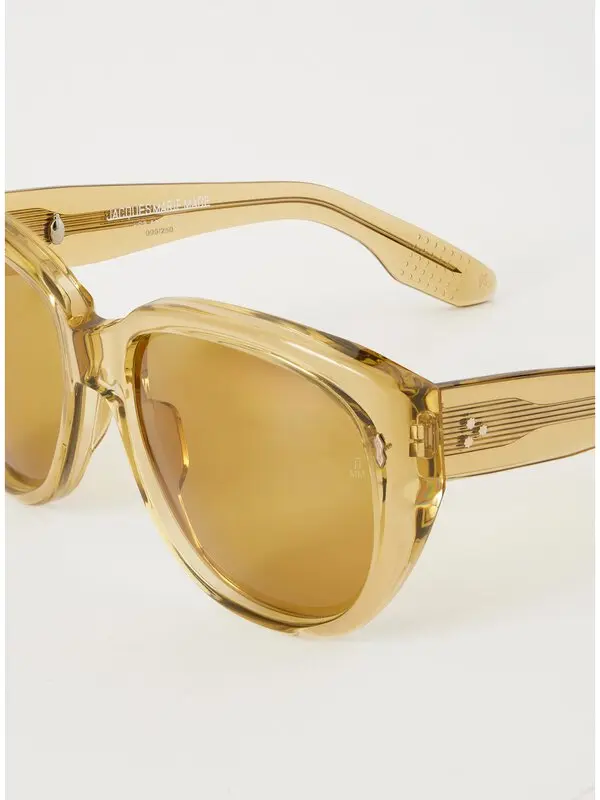 JACQUES MARIE MAGE Roxy Oversized Round-frame Sunglasses - Green
