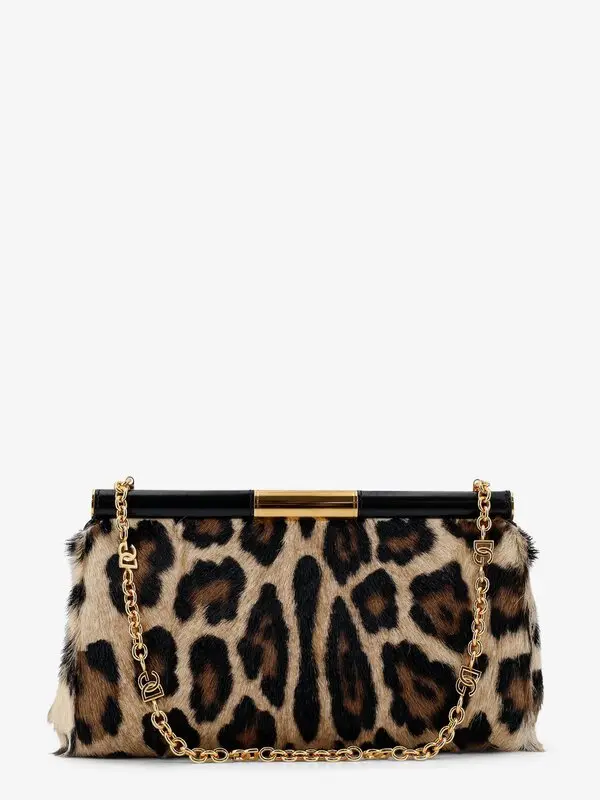 Dolce & Gabbana Marlene Pony Skin Shoulder Bag - Animal Print