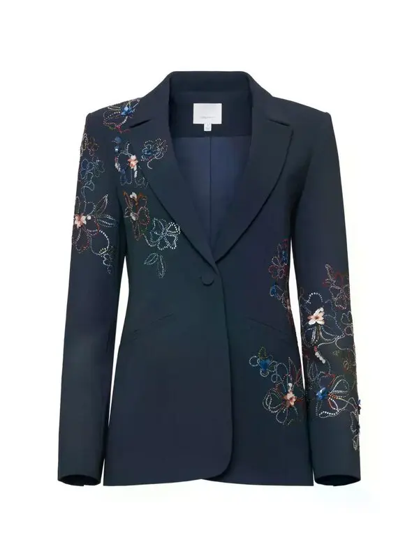 Cinq À Sept Floral-detail Blazer