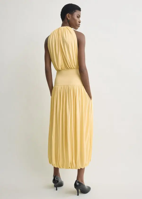 TOTEME Gathered Viscose Dress