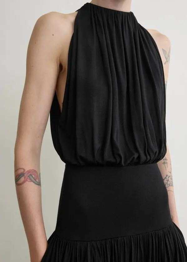 TOTEME Viscose Gathered Occasion Dress