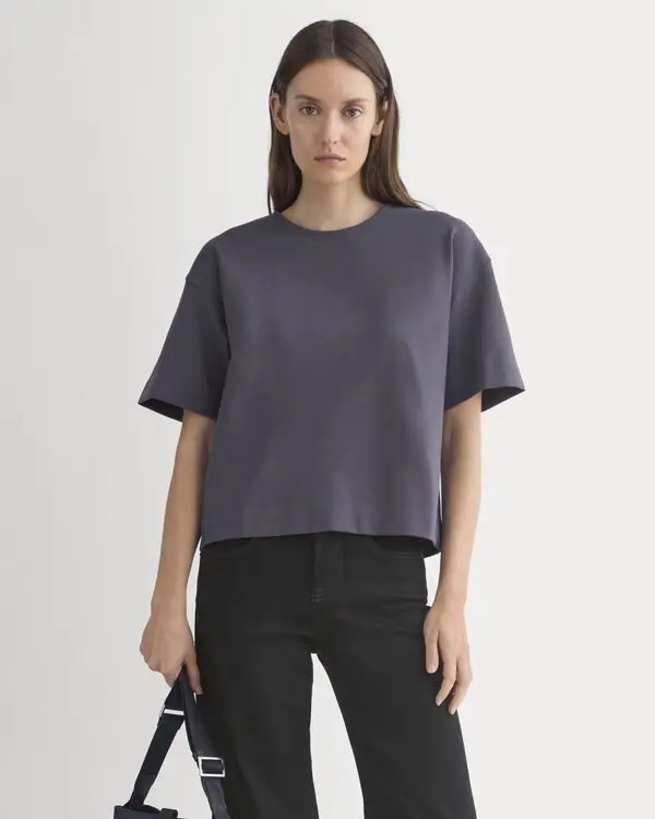 Everlane Ponte Oversized T-shirt - Graphite