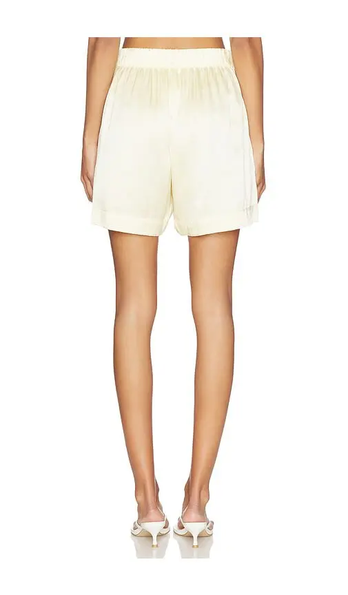 Sablyn Brynn High Rise Pull-on Satin Shorts