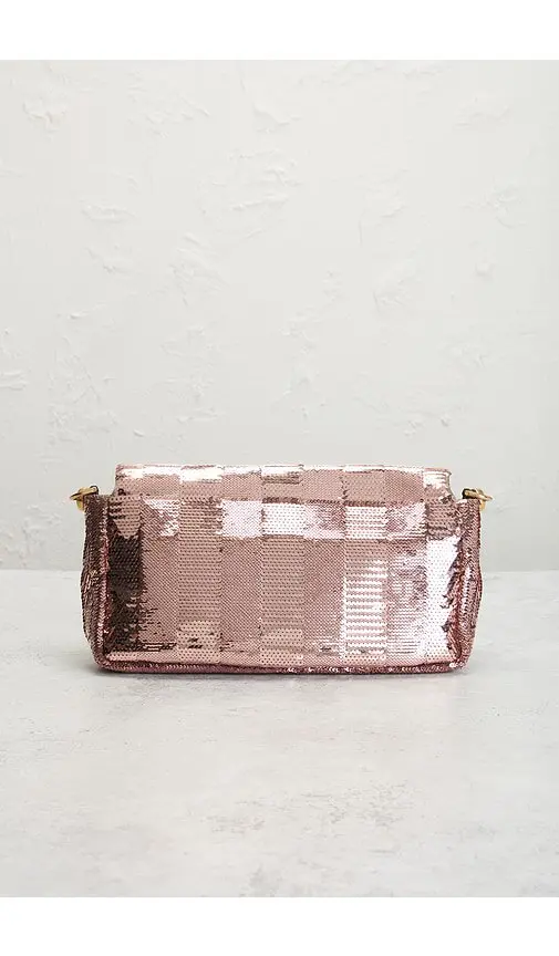 FWRD RENEW Fendi Sequin Baguette Shoulder Bag
