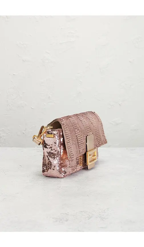 FWRD RENEW Fendi Sequin Baguette Shoulder Bag
