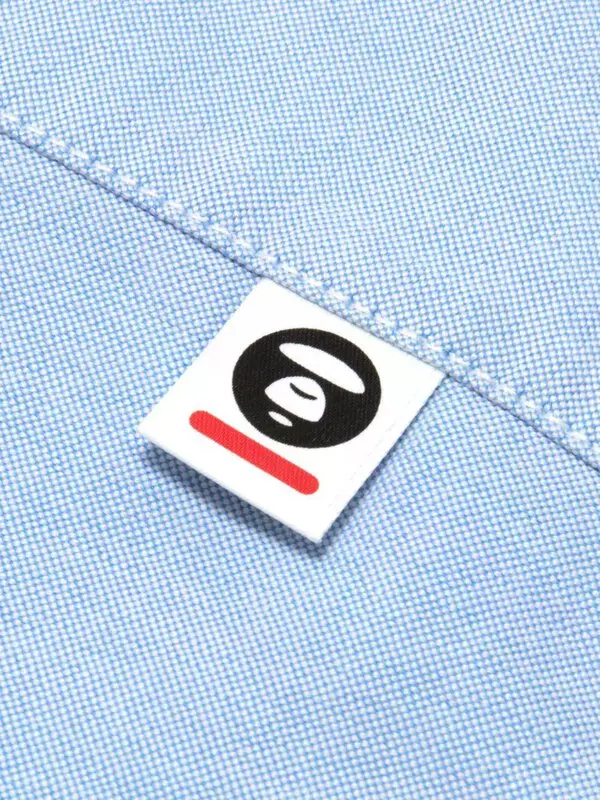 AAPE BY *A BATHING APE Logo Shirt - Blue