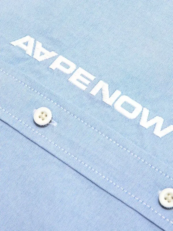 AAPE BY *A BATHING APE Logo Shirt - Blue