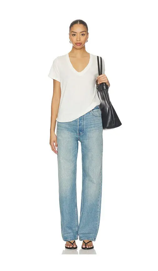 Eterne Cotton V-neck T-shirt