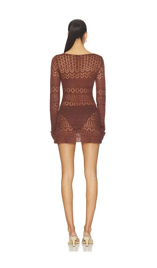 SNDYS. Shani Crochet Mini Dress