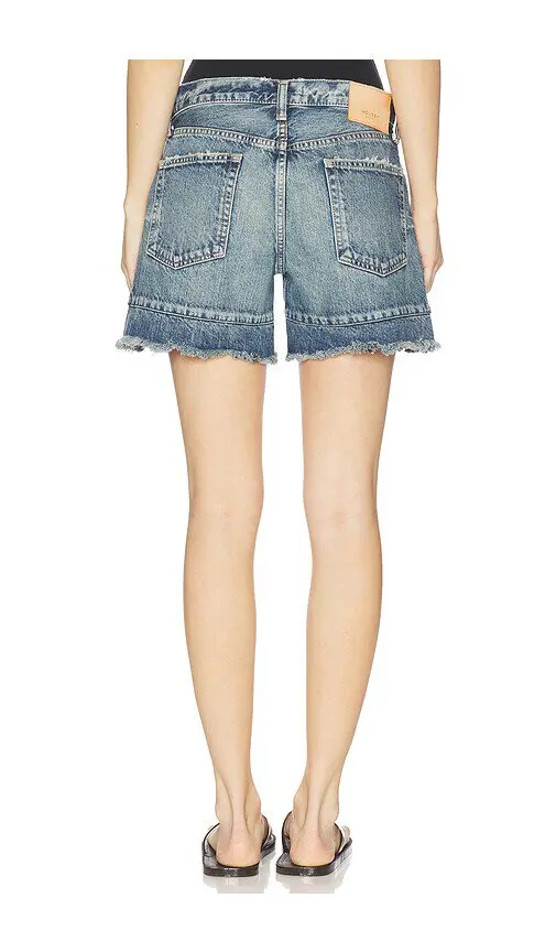 Moussy Vintage Remo Remake Denim Shorts - Blue
