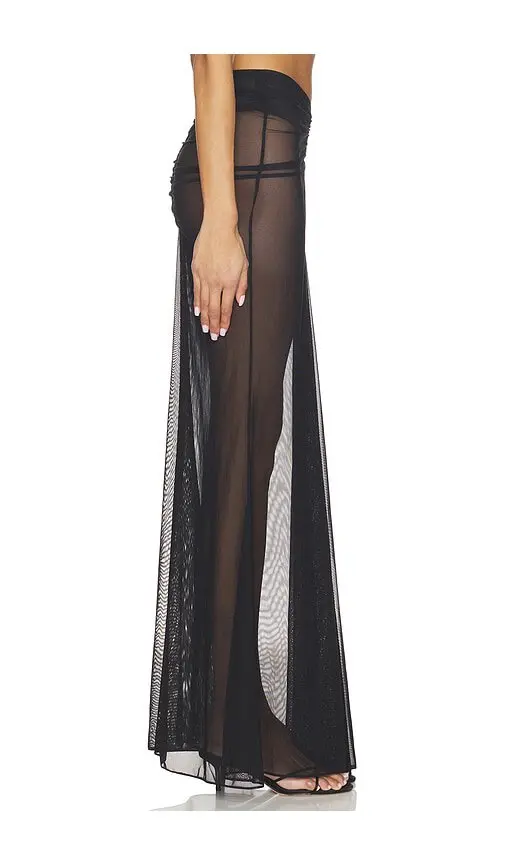 Lapointe Ruched Maxi Skirt