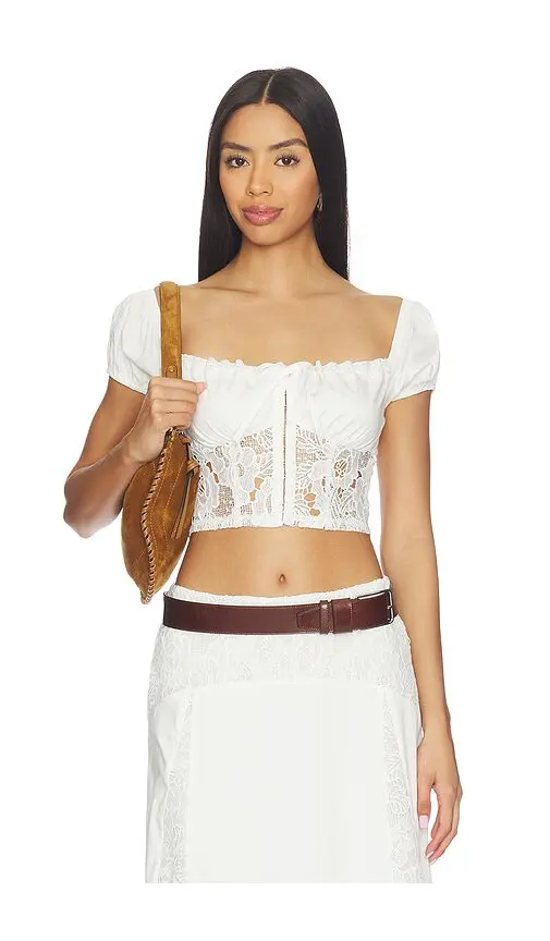 MORE TO COME Loriela Top - White