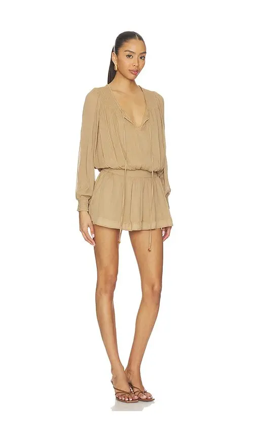 Free People Sunbeam Mini Dress - Tannin