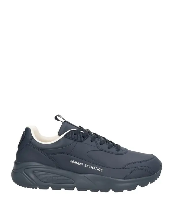Armani Exchange Polyester And Polyurethane Low-top Sneakers - Blue