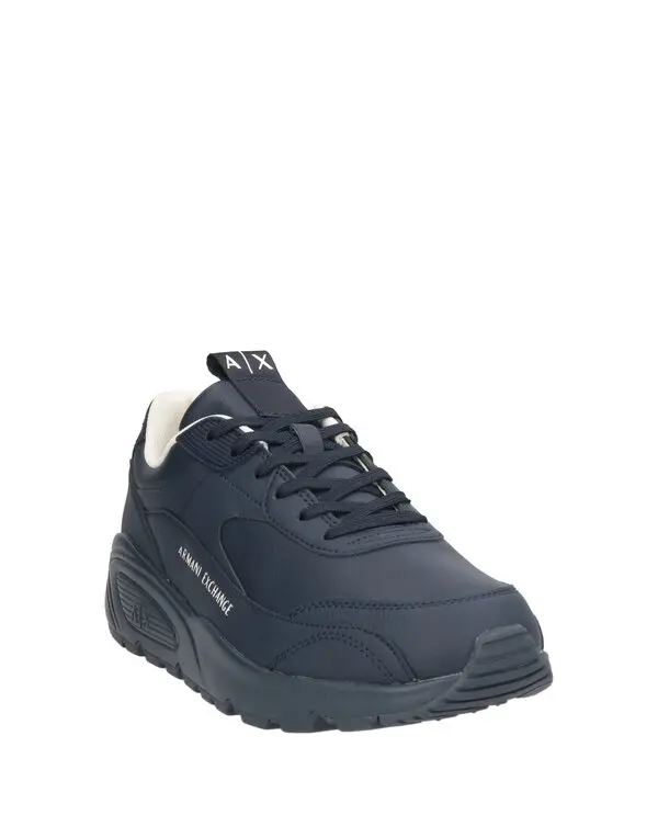 Armani Exchange Polyester And Polyurethane Low-top Sneakers - Blue