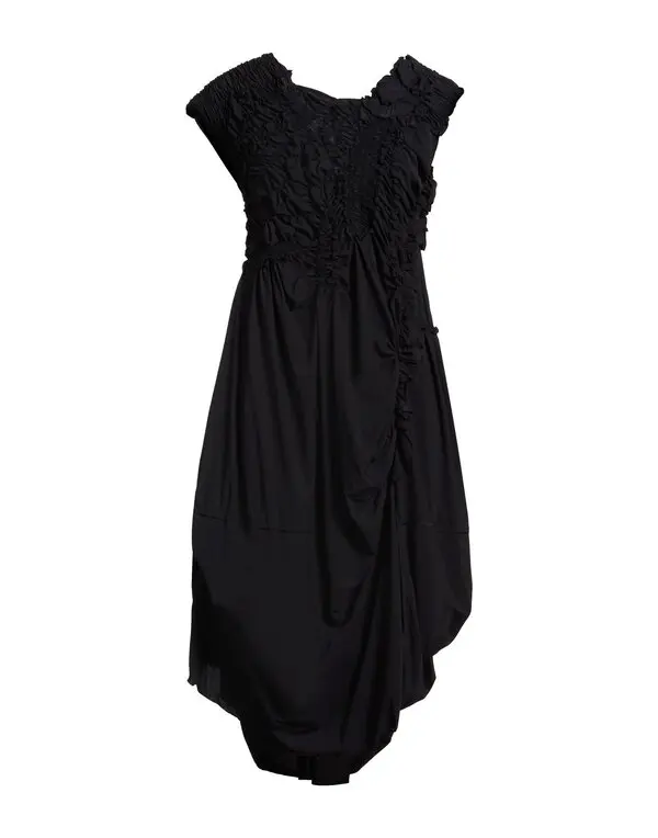 High Midi Dress In Synthetic Jersey