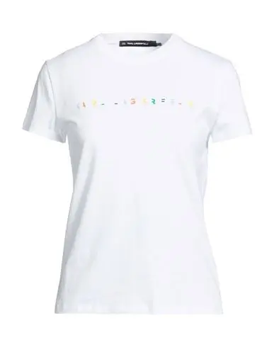 Karl Lagerfeld Logo-print Organic Cotton T-shirt - White