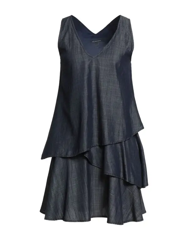 Armani Exchange Mini Flared Lyocell Dress