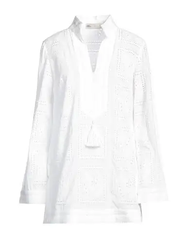 Tory Burch Cotton Kaftan Top - White