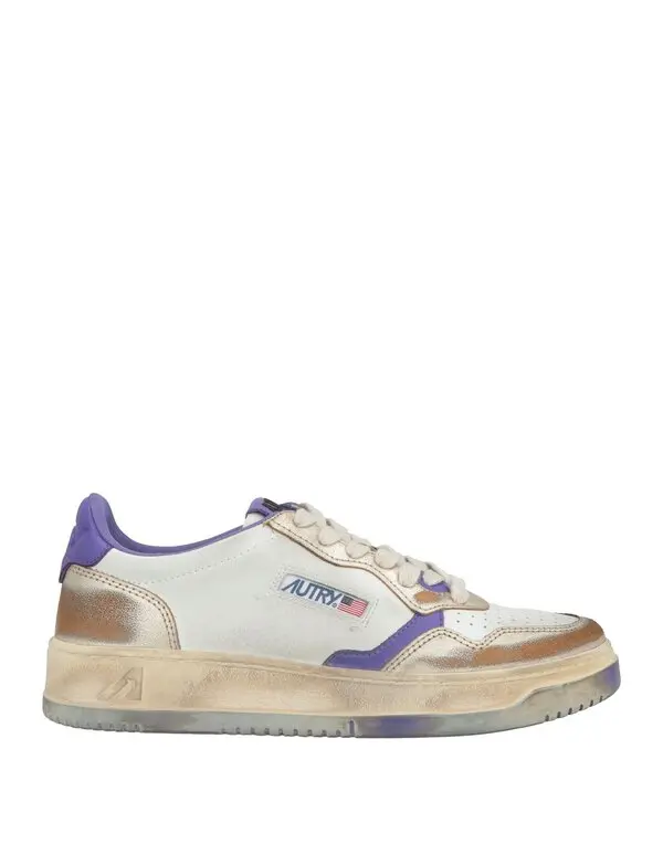 AUTRY Low-top Leather Sneakers - Lilac
