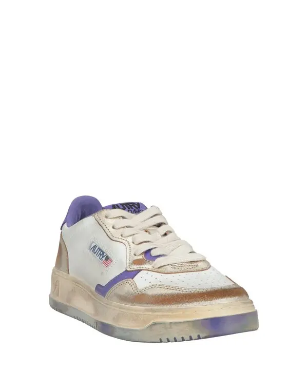 AUTRY Low-top Leather Sneakers - Lilac