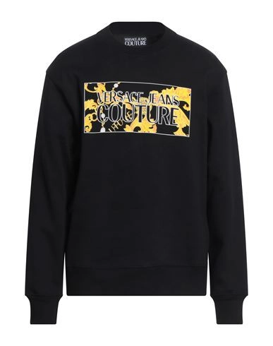 Versace Cotton-elastane Fleece Sweatshirt - Black