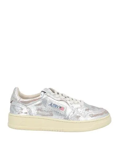 AUTRY Leather Low-top Sneakers - Silver