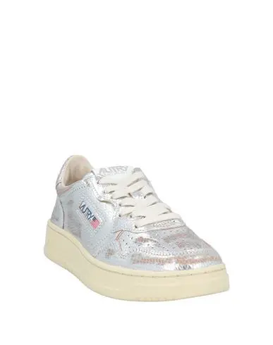 AUTRY Leather Low-top Sneakers - Silver