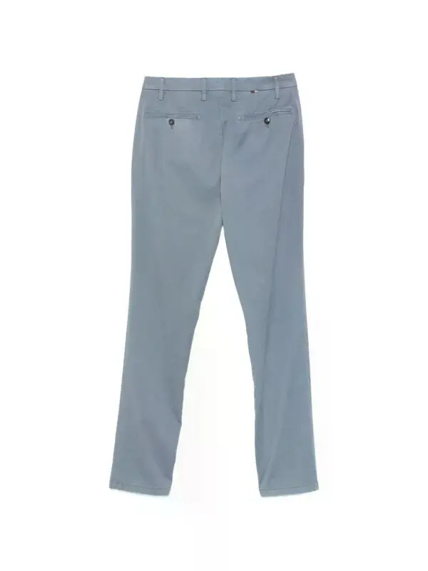Canali Button Chinos - Blue