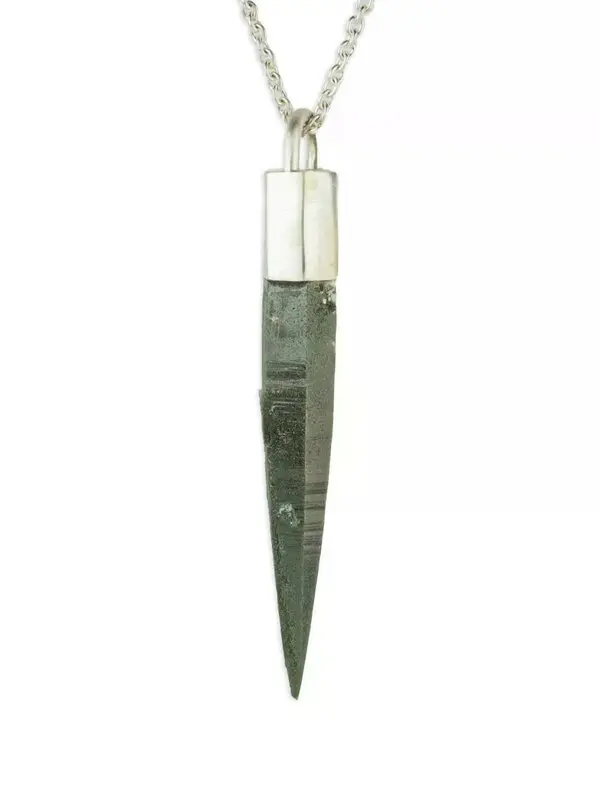 PARTS OF FOUR Sterling Talisman Chlorite Quartz Necklace - Silver