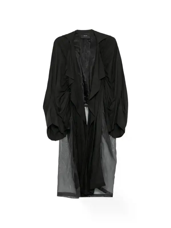 GAZ DE LIN Shirred Coat